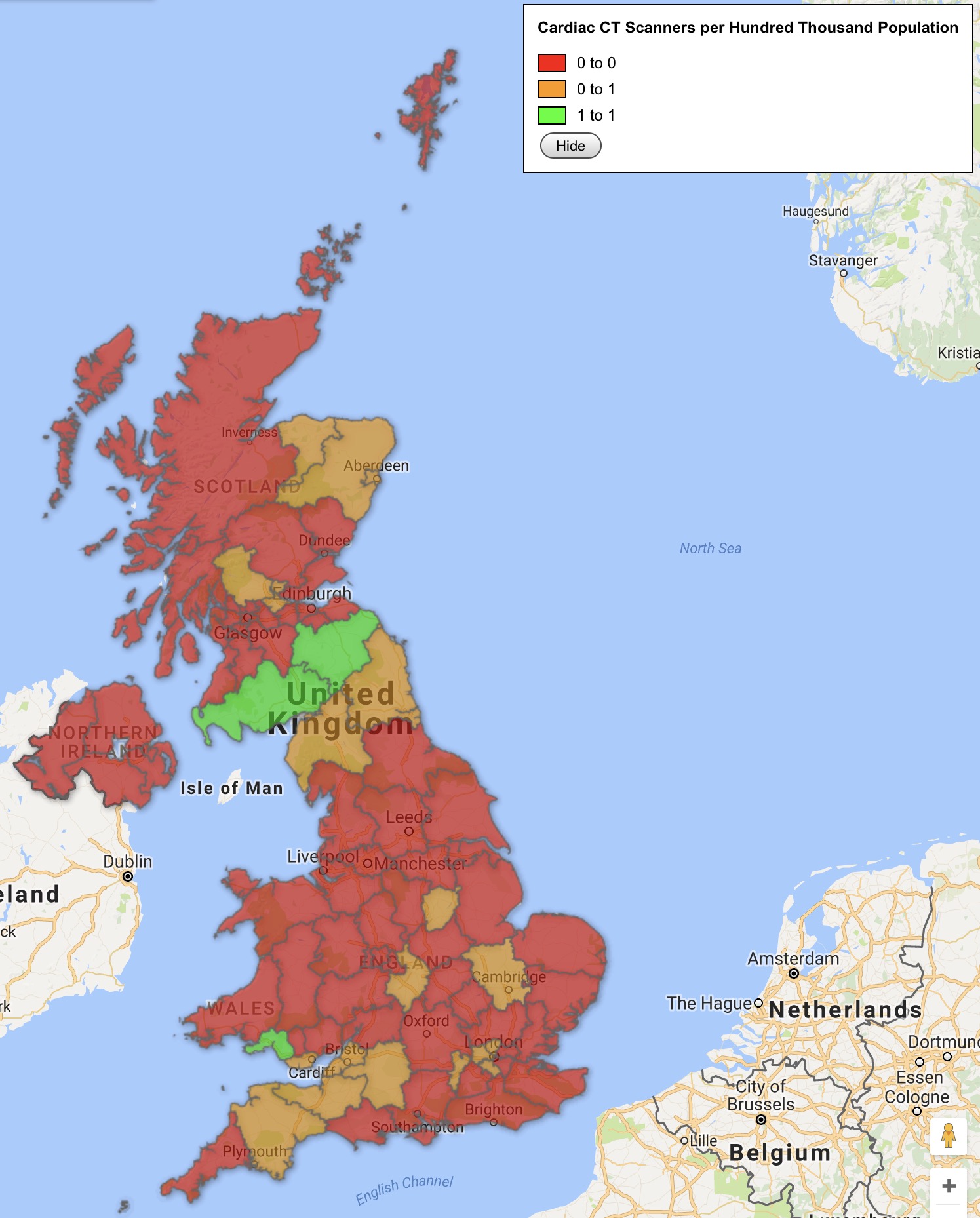 The challenge of national CT Coronary Angiography (CTCA) provision in ...