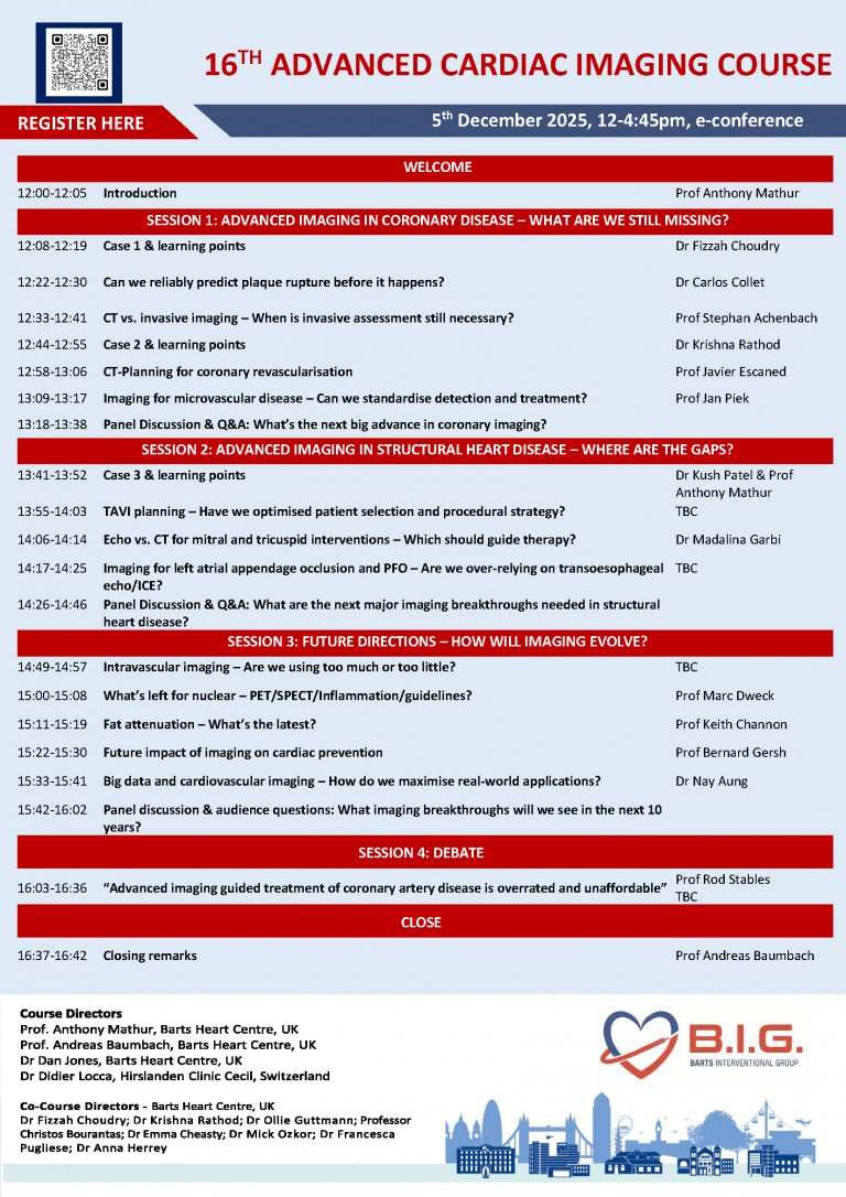 Courses on Cardiac CT - British Society of Cardiovascular Imaging and ...